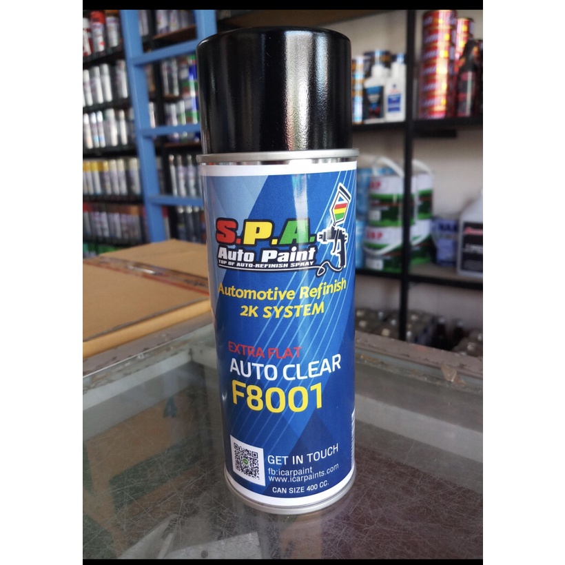 สีสเปรย์แลคเกอร์เคลือบด้าน S.P.A F8001 | Shopee Thailand