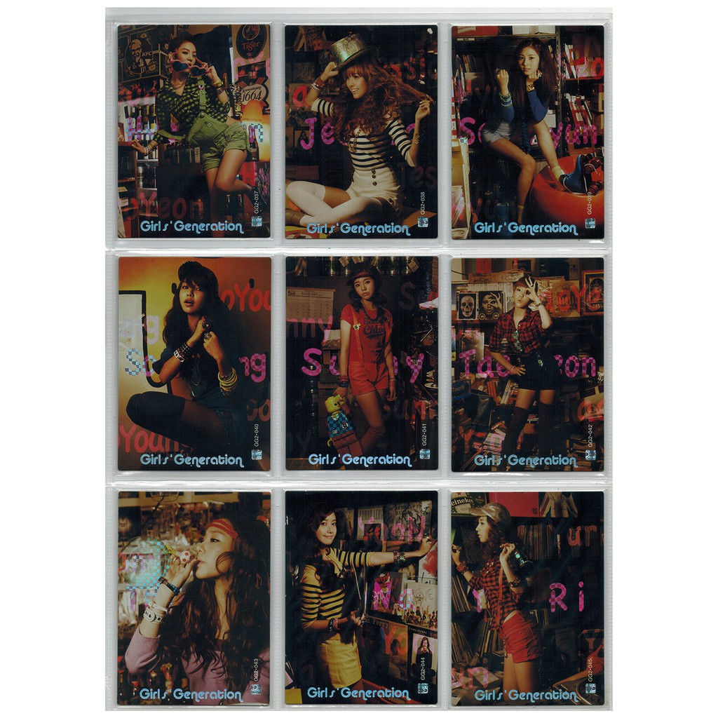 SNSD Girls' Generation Rare Card "GG2.037-045 Showx3" (Check Foil ...