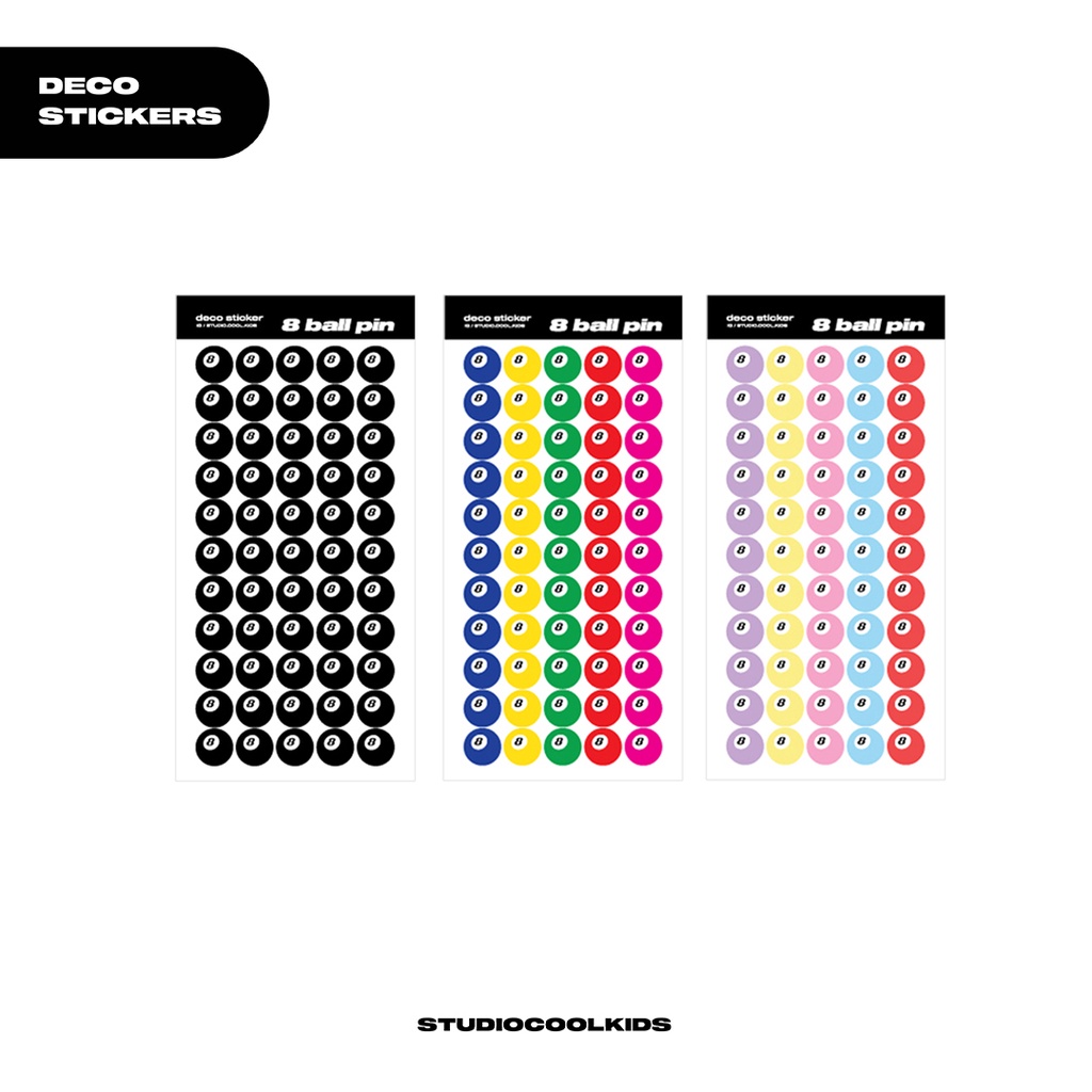 สติ๊กเกอร์ โฮโลแกรม hologram stickers 8 ball pin | Shopee Thailand