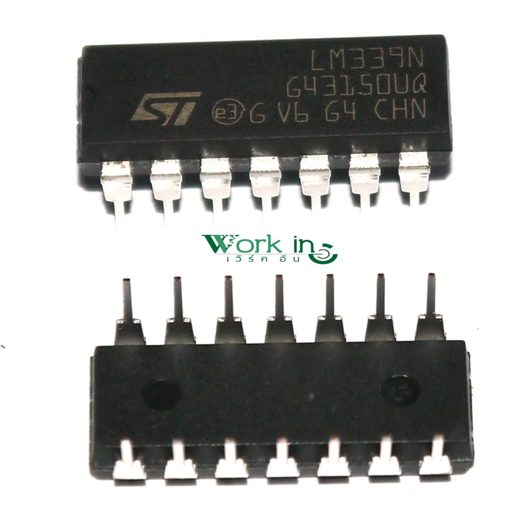 LM339N Low Power IC Quad Comparators Op Amp IC LM339 จำนวน 1 ตัว | Shopee Thailand