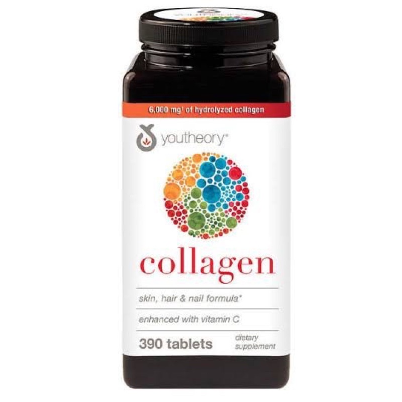 Youtheory Collagen Advanced Formula 390 Tablets (Exp:1/2023) | Shopee ...