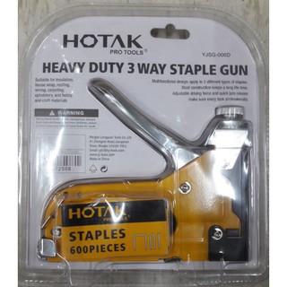 แม็กยิง บอร์ด HOTAK รุ่นทนทาน แถมลูกแม็ก 1 กล่อง++++Gun Tacker Heavt ...