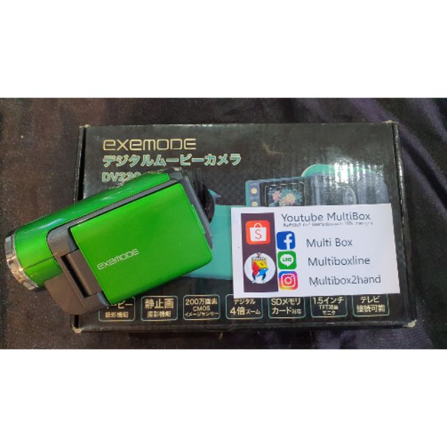 EXEMODE DV230 กล้องถ่าย VDOใช้งานได้ปกติสภาพสวย อ่านรายละเอียดเพิ่มเติม | Shopee Thailand