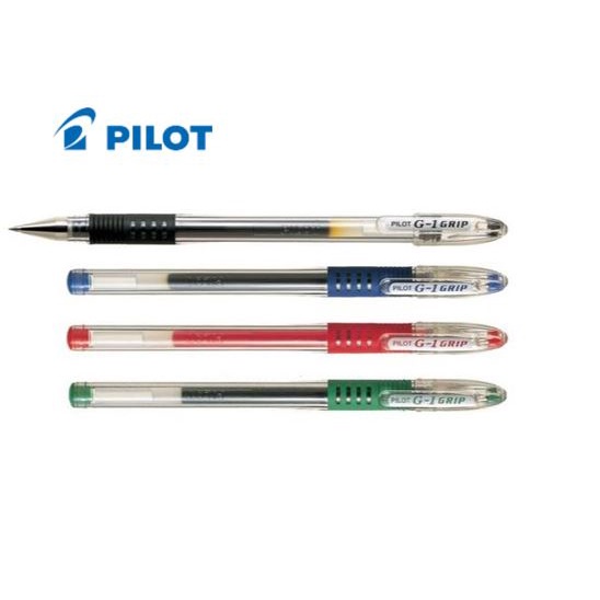 Pilot G1 Grip 0.5mm Gel Pen - [กล่อง 12 ชิ้น Single Assorted colours ...