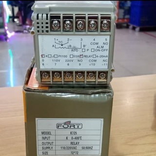 เทอร์โมควบคุมอุณหภูมิ แบบอนาล็อก 72X72 มม. K725 | Shopee Thailand