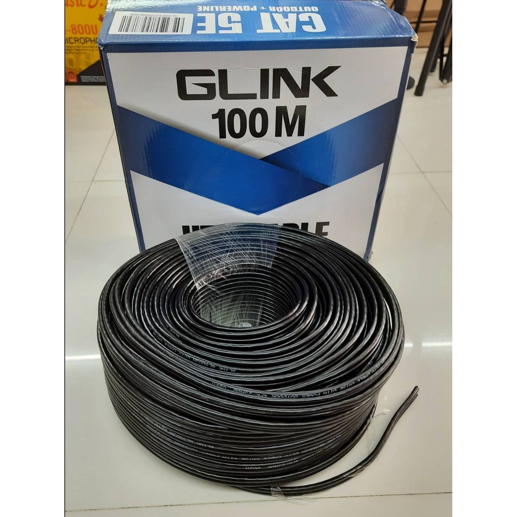 สาย LAN OUTDOOR NETCONNECT ENHANED CAT5 CABLE NETWORKINK CABLE+ POWER ...