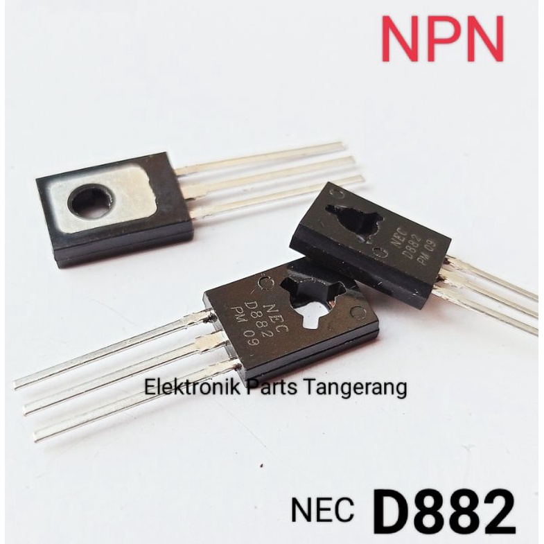 ทรานซิสเตอร์ D882 D882 NEC TO-126 3A 40V D 882 NPN 2SD882 NPN D882 NPN | Shopee Thailand