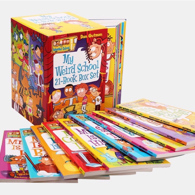 ภาษาอังกฤษสำหรับเด็กMy Weird School 21-Book Box Set(free audio ...