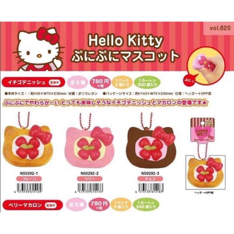 แรร์สกุชชี่ สกุชชี่ขนมเพรทเซลหน้าคิตตี้แฟนซี Hello Kitty Bread Fancy ...