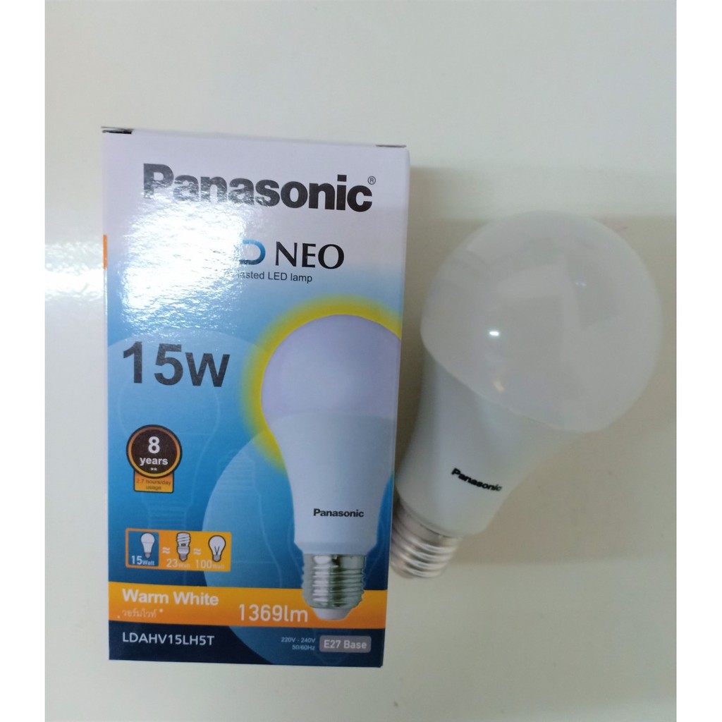 ขายถูก!! หลอดไฟ Panasonic LED NEO 15W | Shopee Thailand