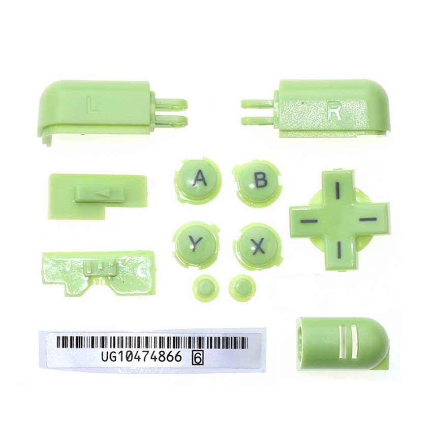 ชุดปุ่มกด ABXY Lr D Pad แบบเปลี่ยน สําหรับ Nintendo DS Lite NDSL ...
