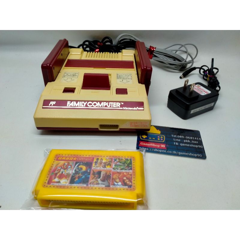 Famicom แท้ Japan สล๊อตเหล็ก ระบบAV ชุดพร้อมเล่นไฟไทยพร้อมตลับรวมเกมเทพ ...