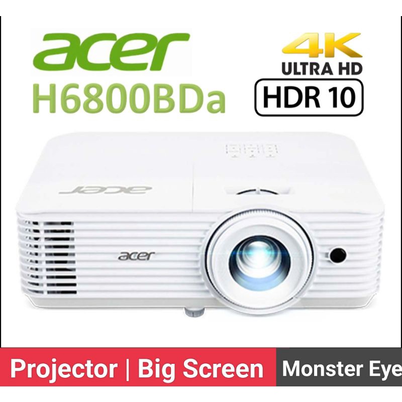 Acer รุ่น H6800BDa 4K,HDR,3D Smart Projector | Shopee Thailand