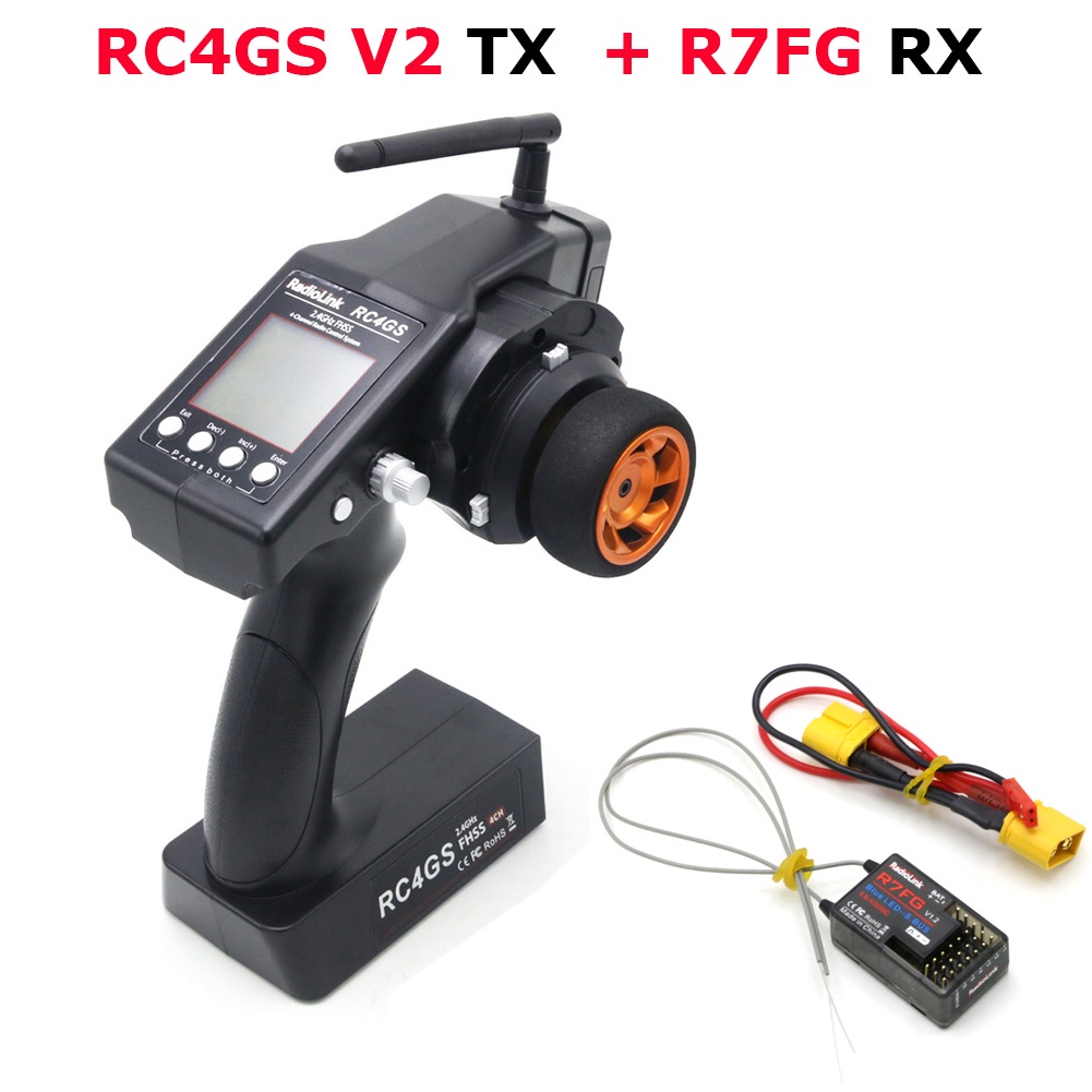 Radiolink RC4GS V2 เครื่องส่งสัญญาณ และตัวรับสัญญาณ R6FG R7FG 4 ช่องทาง ...