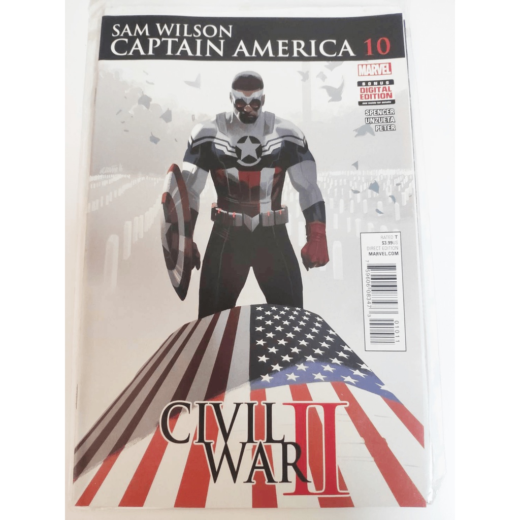 Sam wilson : Captain america #10 (Marvel Comics) | Shopee Thailand