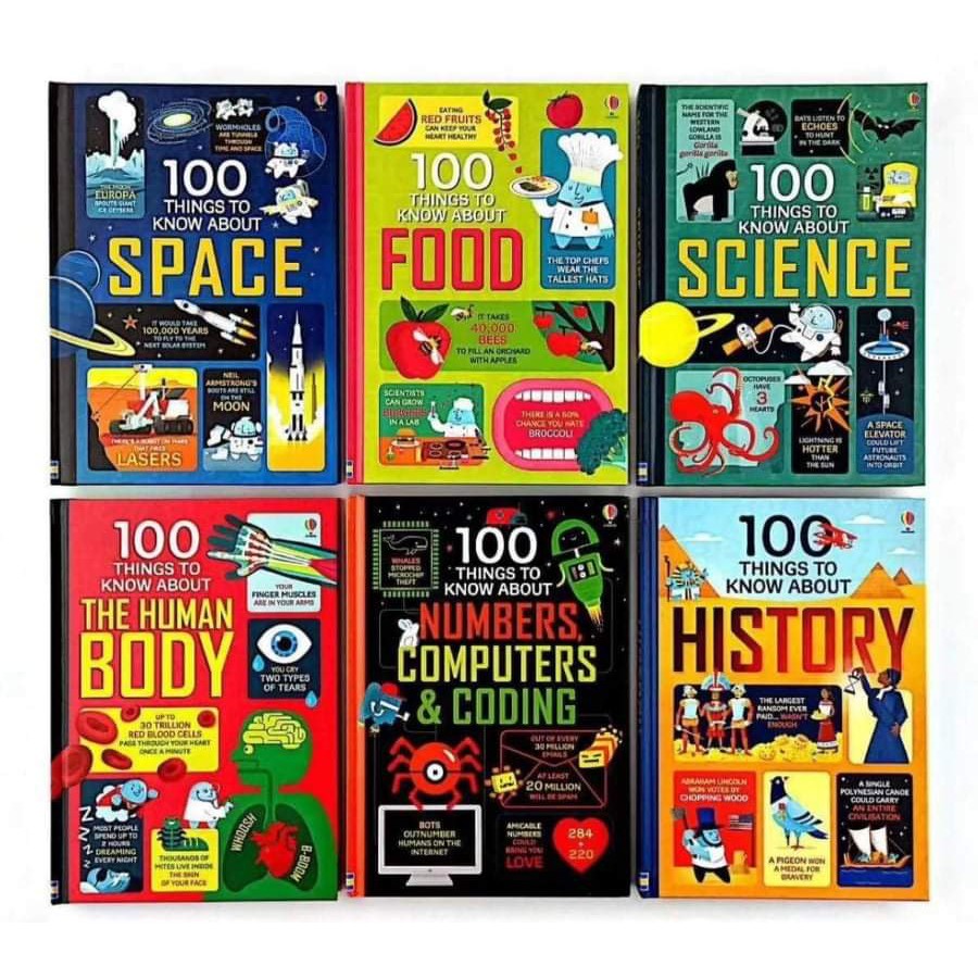 พร้อมส่ง Usborne 100 Things to know about ชุดหนังสือ ภาษาอังกฤษ ...