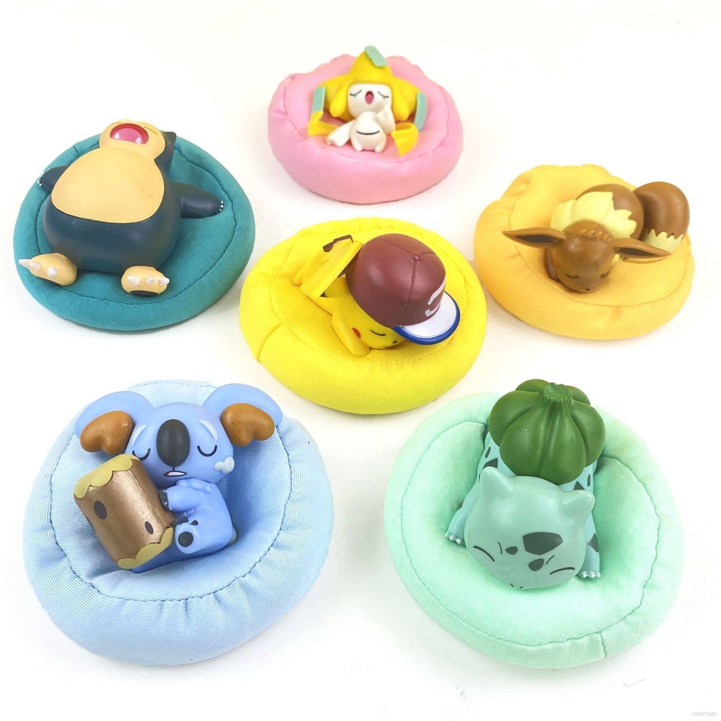 โมเดลฟิกเกอร์ PVC รูปการ์ตูนอนิเมะ Jason Pokemon Sleepe Pikachu Snorlax ...