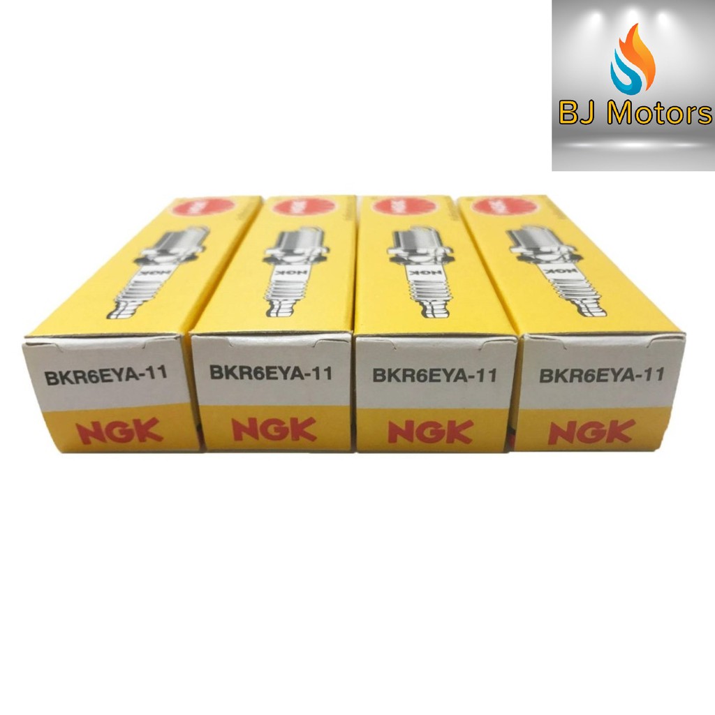 NGK หัวเทียน BKR6EYA for NGV/LPG (แพ็ค 4 หัว) Altis 1.6ปี2009 ติดแก้สLPGได้,ใส่วีออสปี2004ได้ ...
