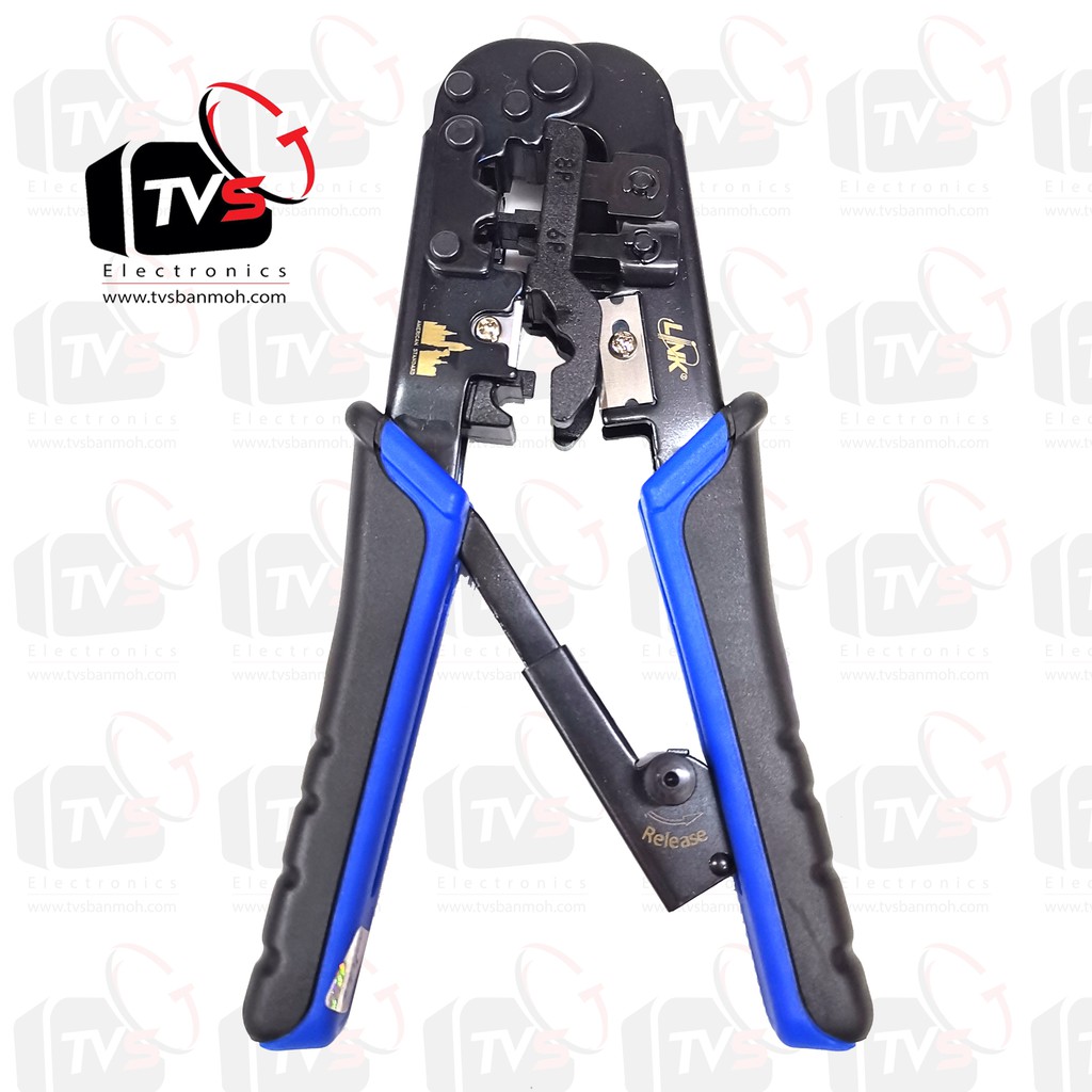 Link - คีมเข้าหัวสาย Lan/สายโทรศัพท์ Special Crimp Tool model: TL-1103R ...