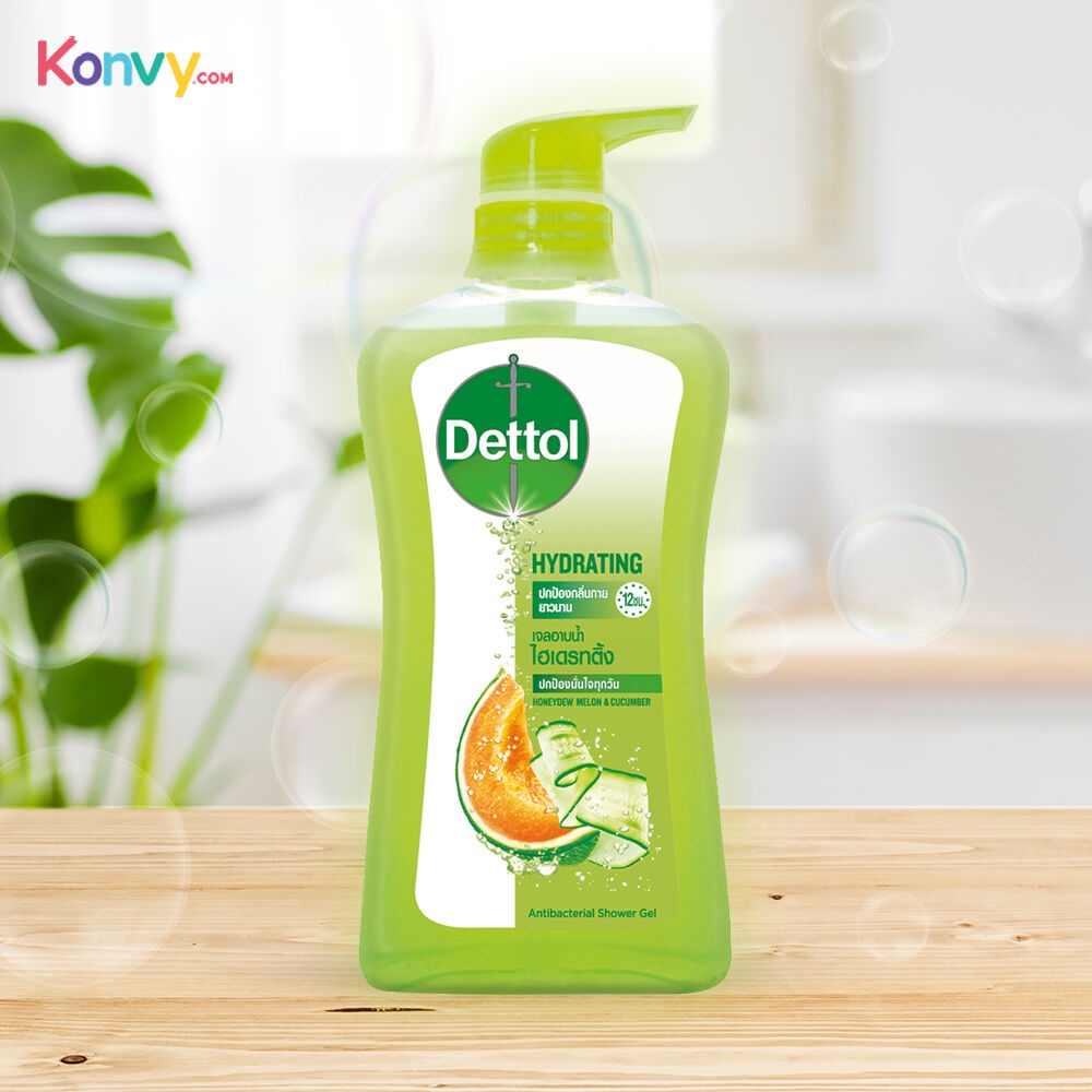 Dettol Shower Gel Anti-Bacteria เดทตอล สบู่เหลวอาบน้ำ 500ml (Gold ...