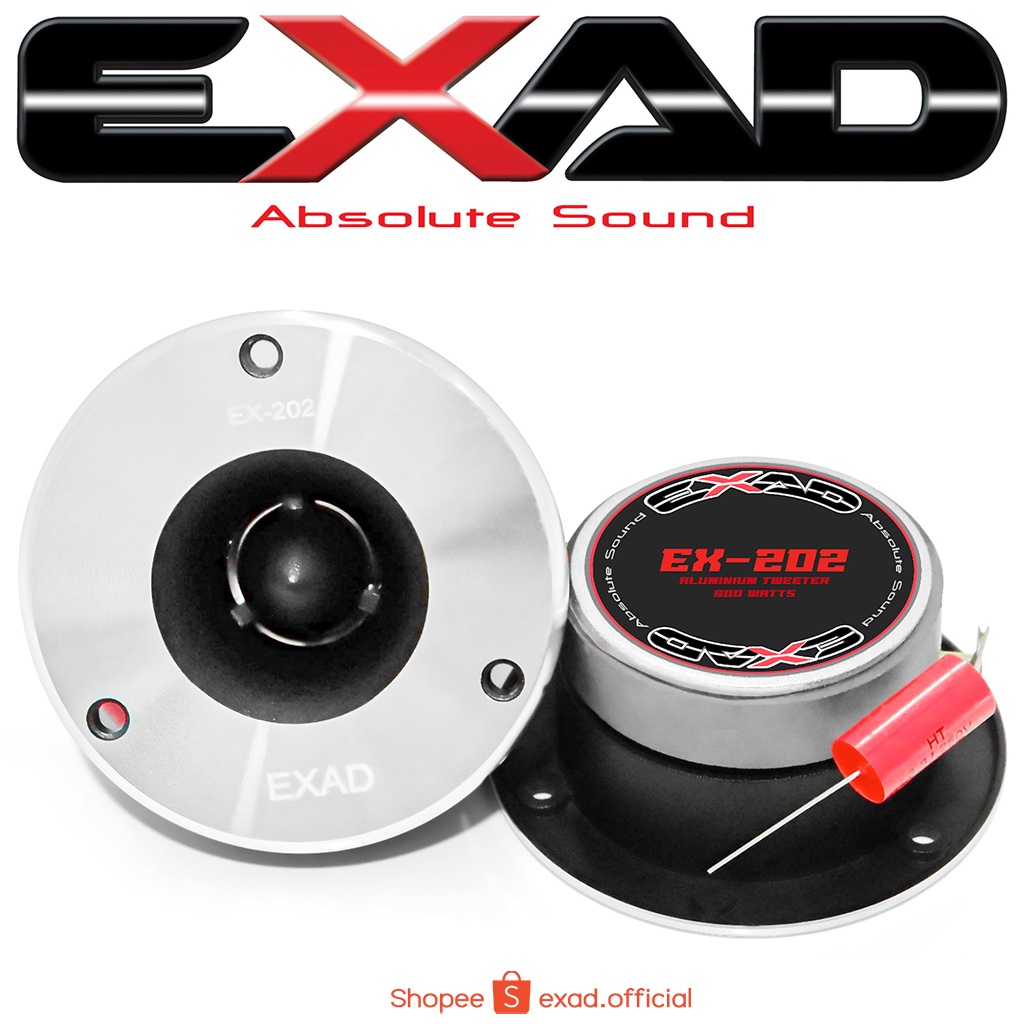 Tweeter EXAD EX-202 (TITANIUM) ทวีตเตอร์ ราคาต่อคู่ (จัดส่งฟรี) | Shopee Thailand