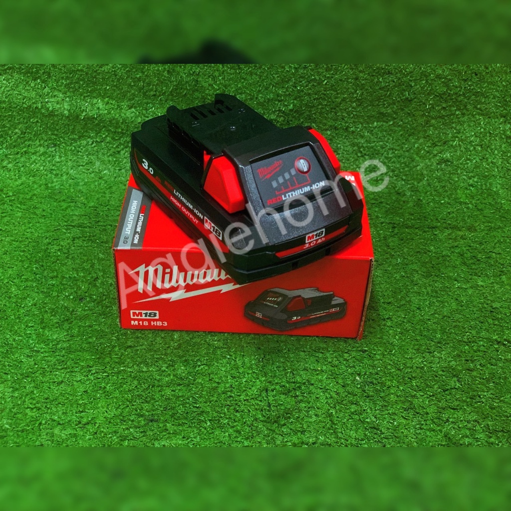 Milwaukee แบตเตอรี่ รุ่น M18 HB3 (18V ขนาด 3.0Ah ) High Output Battery ...