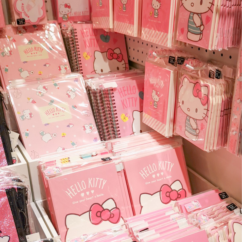 Moshi Moshi สมุด Hello Kitty สมุดโน๊ตคิตตี้ น่ารักสดใส สีชมพูหวานแหวว ...