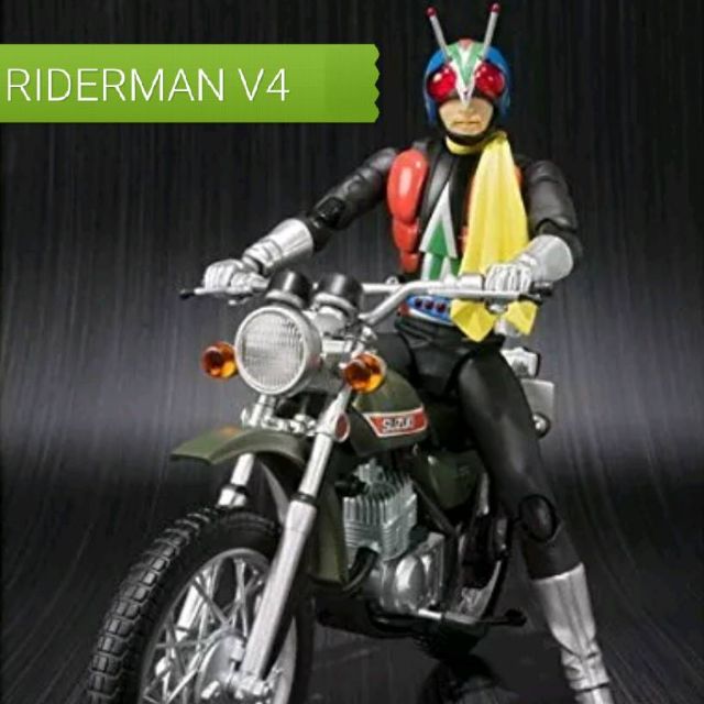 SHF ของแท้ V4โมเดล ไอ้มดแดง วี 4 Kamen Rider V3 - Riderman & Riderman Machine - Limited Edition ...