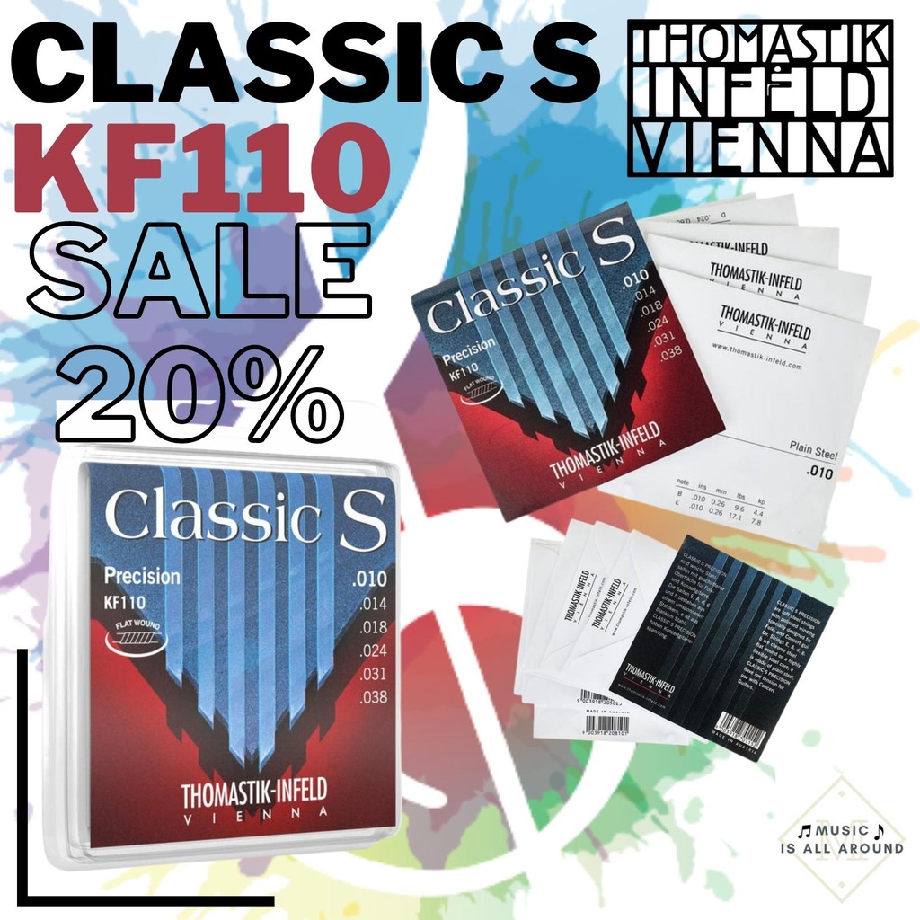 Special 20% สายกีตาร์คลาสสิค Thomastik-Infeld CLASSIC S รุ่น KF110 ขนาด ...