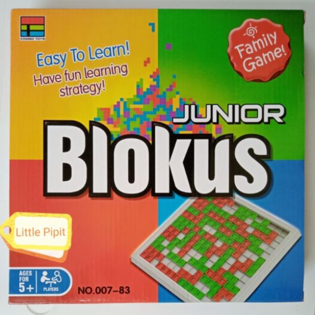 Junior Blokus Game เกมแข่งต่อบล็อก เกมตัวต่อ บอร์ดเกม | Shopee Thailand