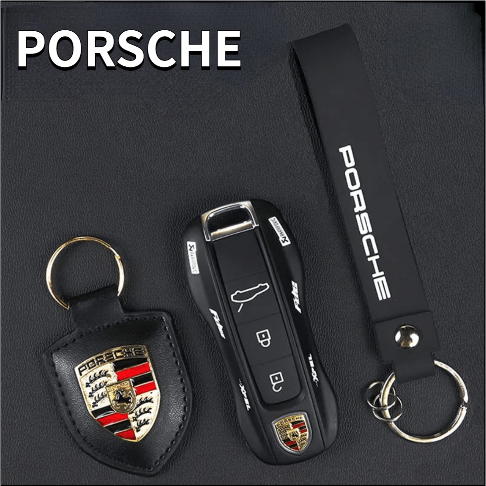 For Porsche Keychain Macan Cayenne Cayman taycan 718 Boxster 911 ...
