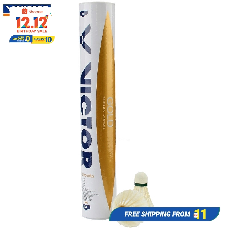 Victor No.1 ลูกขนไก่สําหรับแบดมินตัน 12 ชิ้น | Shopee Thailand