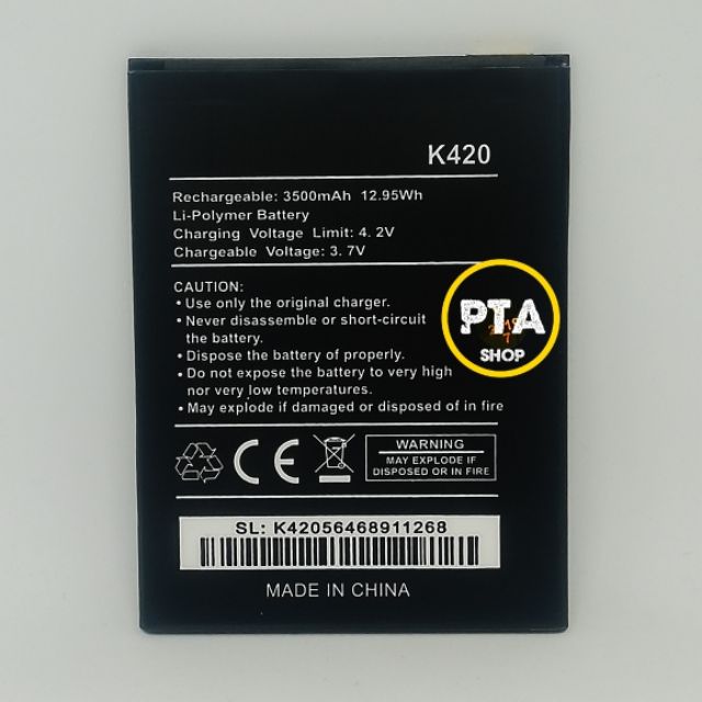 แบตเตอรี่ Wiko Jerry 4 (K420) (วีโก เจอรี่ 4) | Shopee Thailand