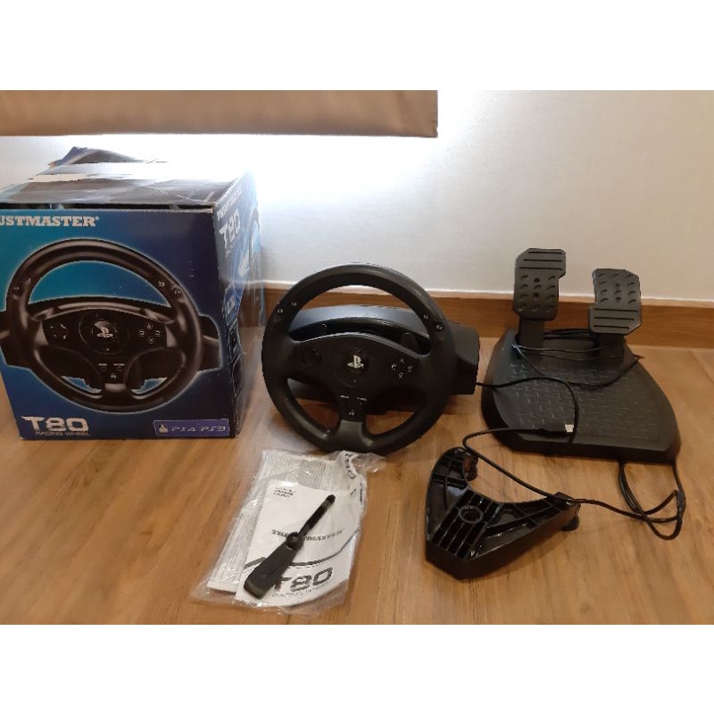 จอยพวงมาลัยมือสองแบรนด์ดัง Thrustmaster T80 สำหรับ PS4 และ PS3 | Shopee ...