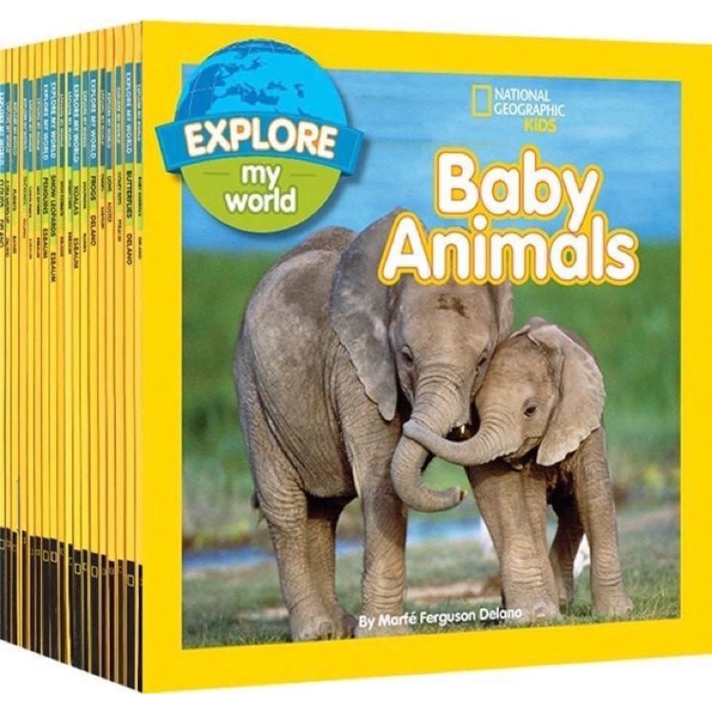 หนังสือความรู้รอบตัวสำหรับเด็ก ชุด National Geographic Kids Explore my world เซต 18 เล่ม ...