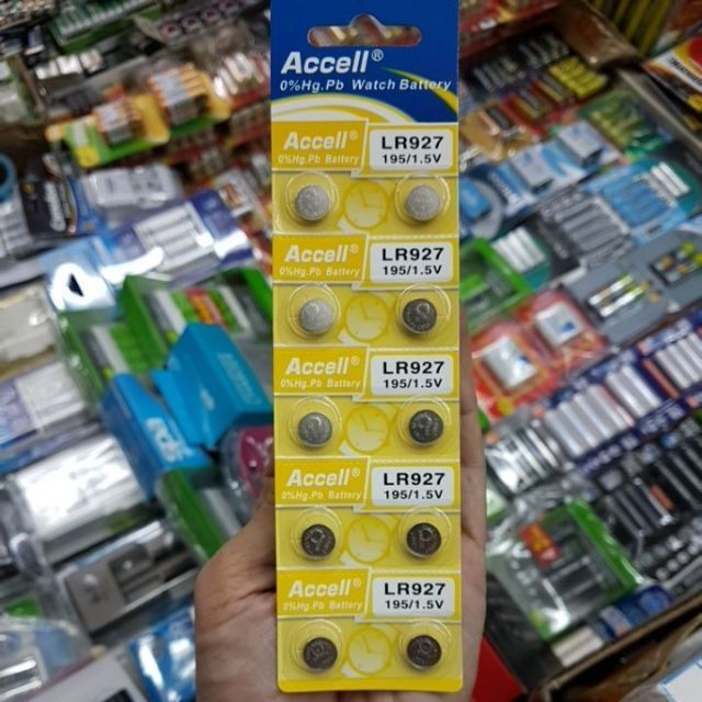 ถ่านกระดุม Accell LR927 1.5V แพค10ก้อน | Shopee Thailand