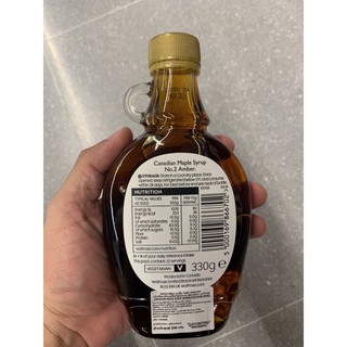 No.1 Waitrose Canadian Maple Syrup no.2 Amber ขนาด 330 กรัม | Shopee ...