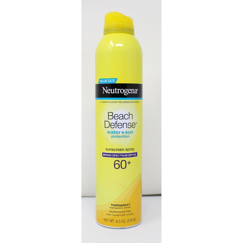 Neutrogena Beach Defense Water+Sun Protection Sunscreen Spray Broad ...