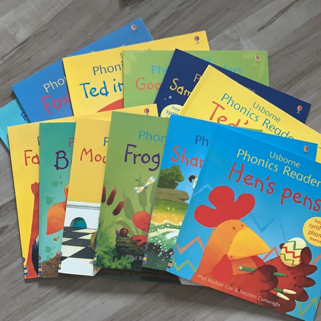 Usborne Phonics Readers 12 เล่ม | Shopee Thailand