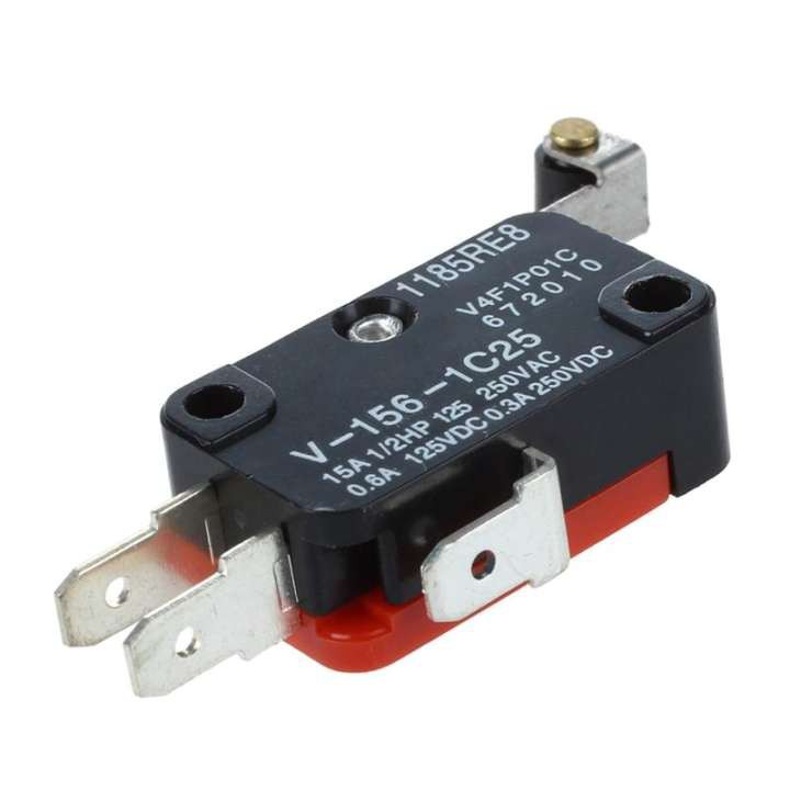 ลิมิตสวิทช์ ขนาดมาตรฐาน V-156-1C25 limit switch ปลายแขนลูกกลิ้ง ...