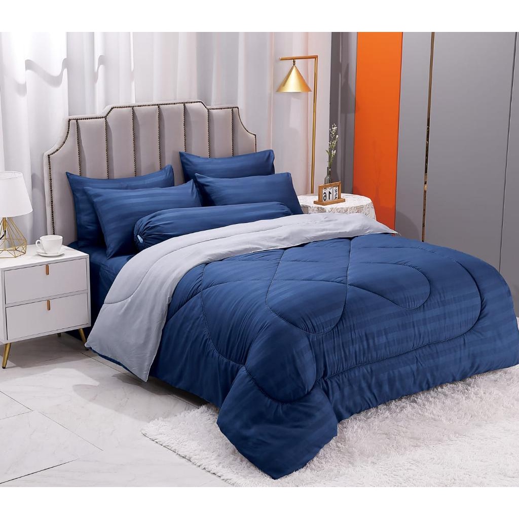Plain COMFORTER 7IN1 SET KING/QUEEN | Shopee Thailand