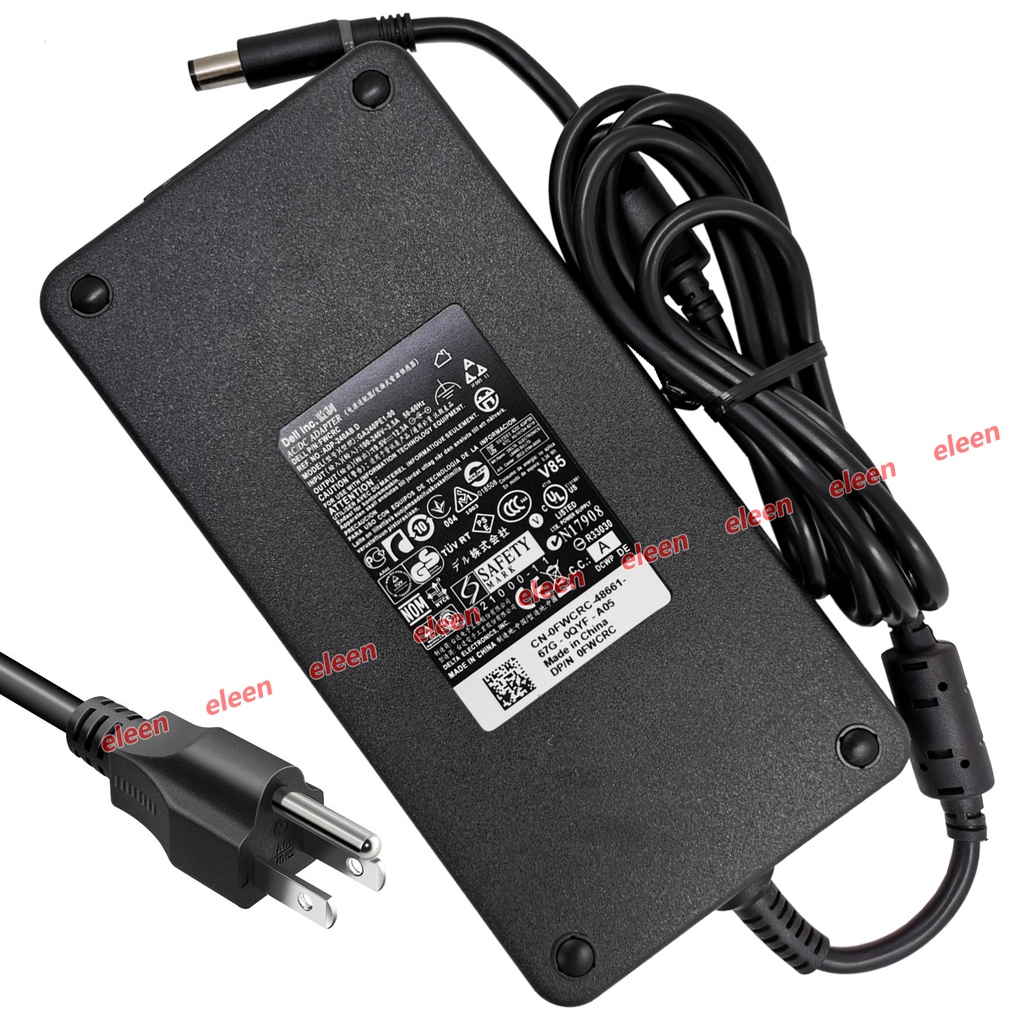 New 240W 12.3A AC Power laptop Adapter Charger For Dell Alienware R1/R2 ...