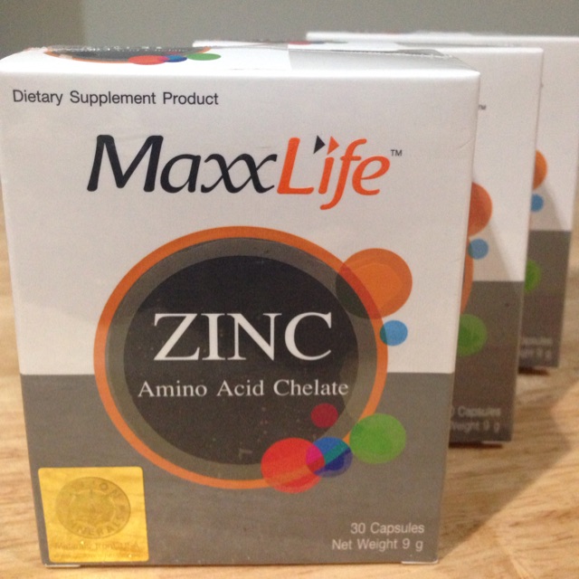MaxxLife Zinc Amino Acid Chelate | Shopee Thailand