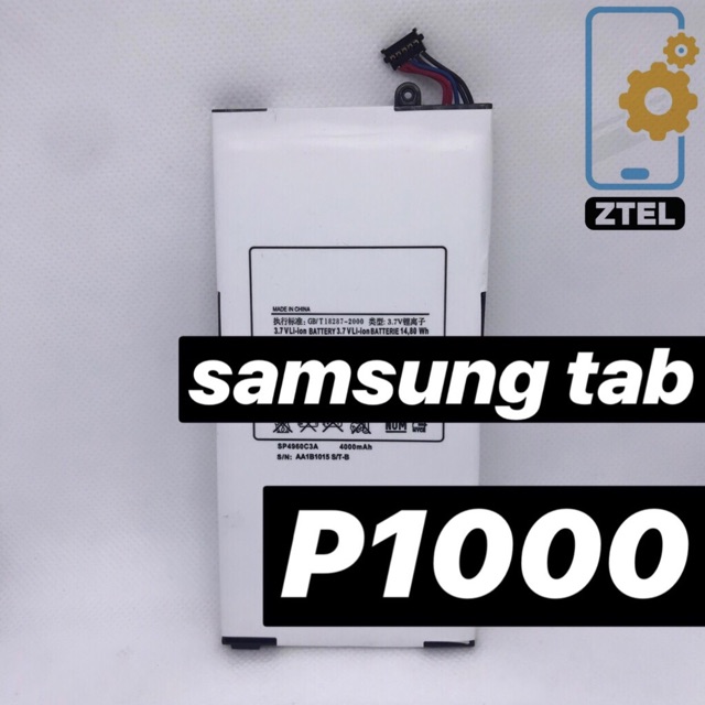 แบตเตอรี่ | Samsung P1000 Galaxy Tab | SP4960C3A | Phone Battery | ZTEL ...