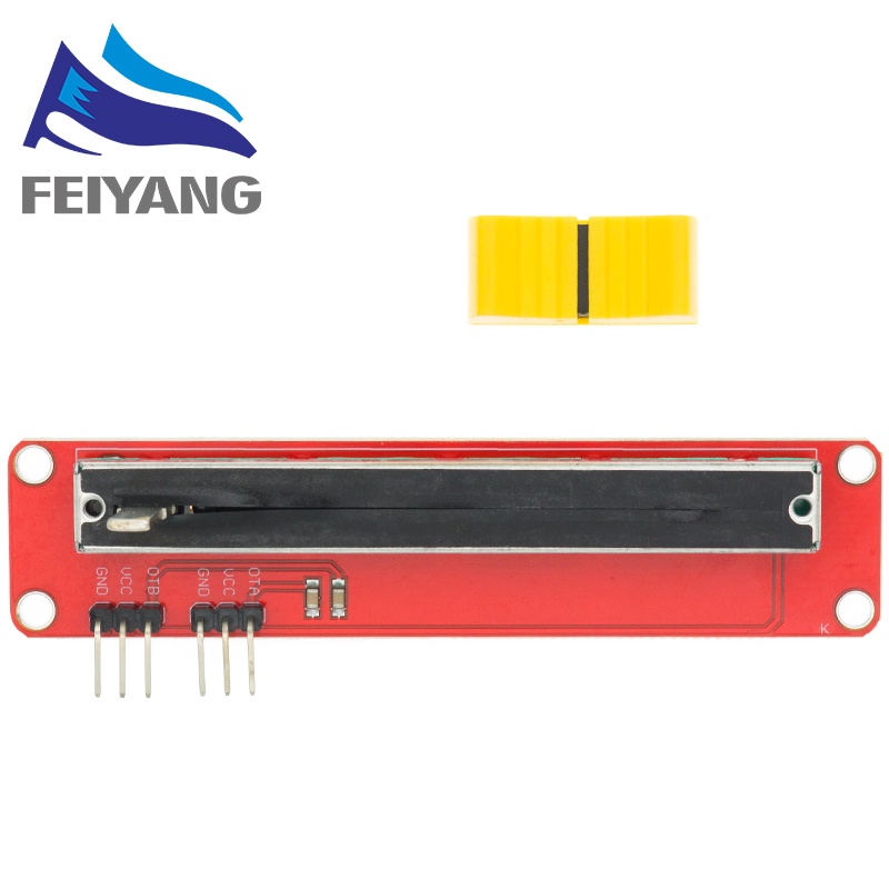 Slide Potentiometer 10K Linear Module เอาต์พุตคู่สําหรับ Arduino AVR บล็อกอิเล็กทรอนิกส์ ...