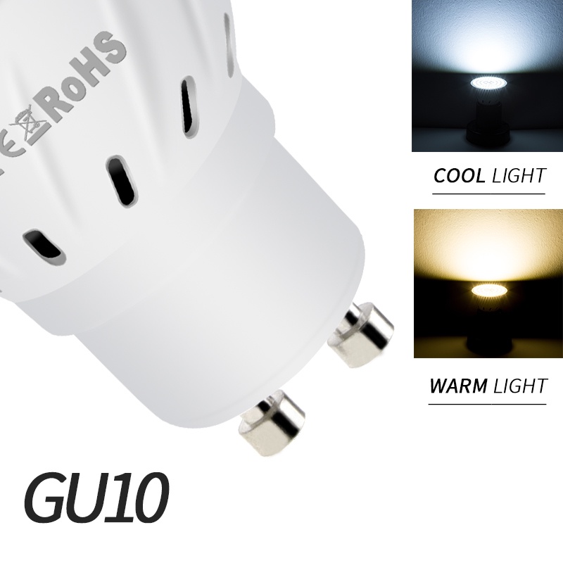 GU10 LED E27โคมไฟ E14 Spotlight หลอดไฟ48 60 80Leds ดาวน์ไลท์220V GU 10 Led MR16 Gu5.3ไฟสปอร์ต ...