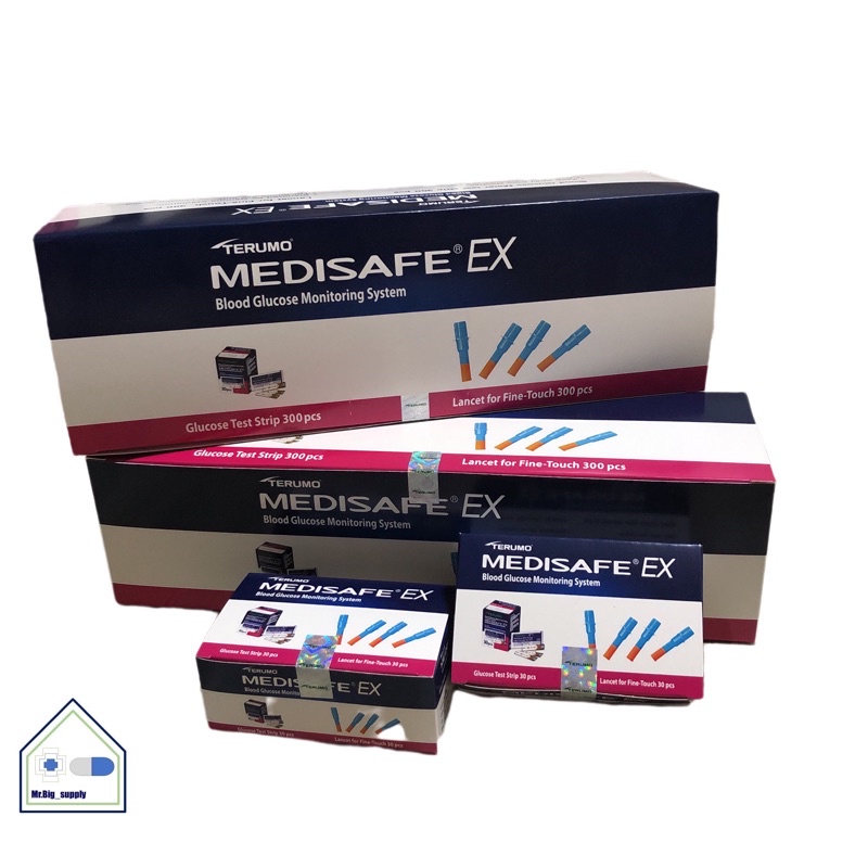 Terumo medisafe ex ชุดแผ่นตรวจน้ำตาล เทอรูโม เมดิเซฟ EX(ของแท้) วัน ...