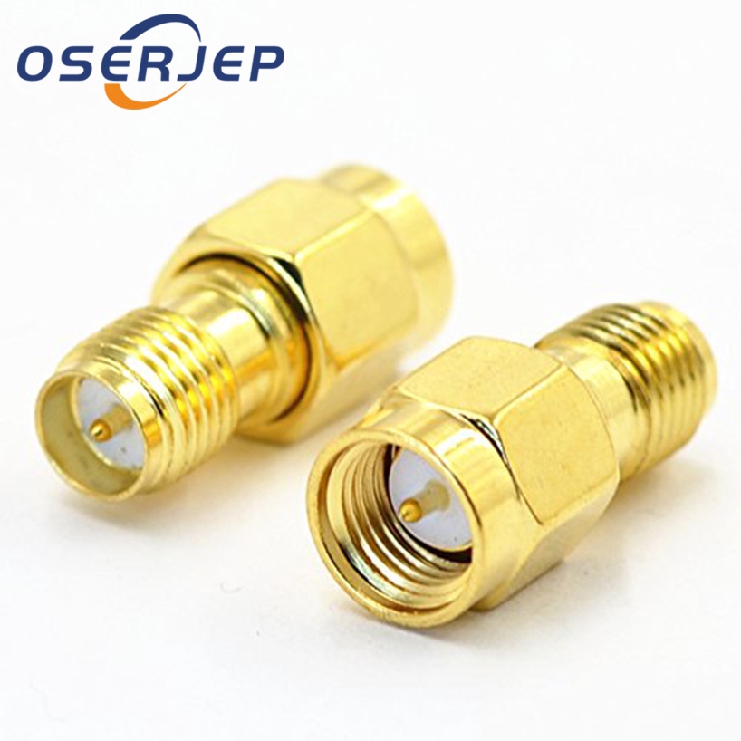 Rf SMA Straight Goldplated SMA Male Plug to RP-SMA Female Jack | Shopee ...