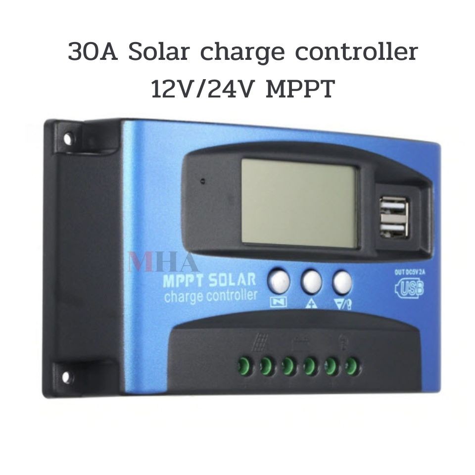 30A Solar charge controller 12V/24V MPPT | Shopee Thailand