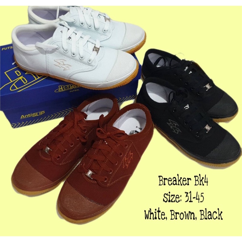 รองเท้าผ้าใบผูกเชือกเบรคเกอร์ฟุตซอล BK4 เบอร์ 31-45 | Shopee Thailand